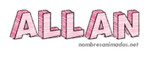 Gifs Animados del Nombre Allan. Imágenes gifs. Firmas animadas