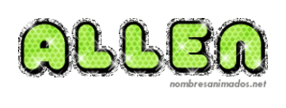 Gifs Animados del Nombre Allen. Imágenes gifs. Firmas animadas