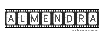 Gifs Animados del Nombre Almendra. Imágenes gifs. Firmas animadas