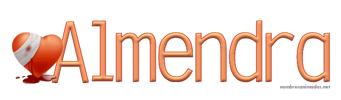 Gifs Animados del Nombre Almendra. Imágenes gifs. Firmas animadas