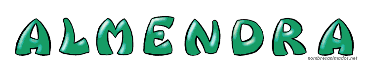 Gifs Animados del Nombre Almendra. Imágenes gifs. Firmas animadas