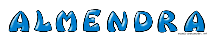 Gifs Animados del Nombre Almendra. Imágenes gifs. Firmas animadas