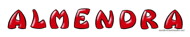 Gifs Animados del Nombre Almendra. Imágenes gifs. Firmas animadas