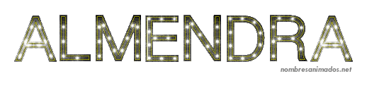 Gifs Animados del Nombre Almendra. Imágenes gifs. Firmas animadas