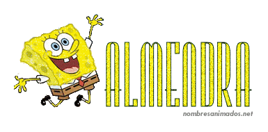 Gifs Animados del Nombre Almendra. Imágenes gifs. Firmas animadas
