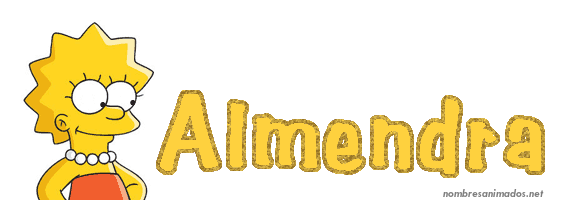 Gifs Animados del Nombre Almendra. Imágenes gifs. Firmas animadas