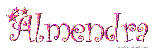 Gifs Animados del Nombre Almendra. Imágenes gifs. Firmas animadas