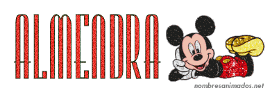 Gifs Animados del Nombre Almendra. Imágenes gifs. Firmas animadas