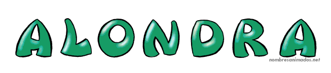 Gifs Animados del Nombre Alondra. Imágenes gifs. Firmas animadas