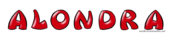Gifs Animados del Nombre Alondra. Imágenes gifs. Firmas animadas