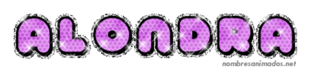 Gifs Animados del Nombre Alondra. Imágenes gifs. Firmas animadas