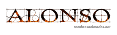 Gifs Animados del Nombre Alonso. Imágenes gifs. Firmas animadas