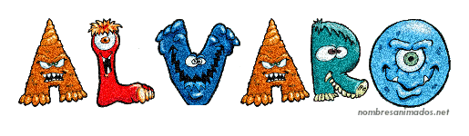 Gifs Animados del Nombre Alvaro. Imágenes gifs. Firmas animadas