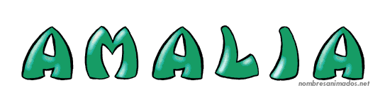 Gifs Animados del Nombre Amalia. Imágenes gifs. Firmas animadas