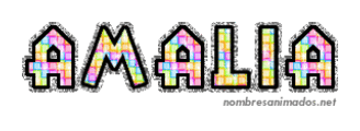 Gifs Animados del Nombre Amalia. Imágenes gifs. Firmas animadas