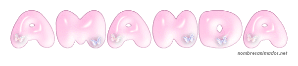 Gifs Animados del Nombre Amanda. Imágenes gifs. Firmas animadas