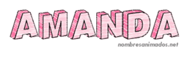 Gifs Animados del Nombre Amanda. Imágenes gifs. Firmas animadas