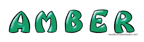 Gifs Animados del Nombre Amber. Imágenes gifs. Firmas animadas