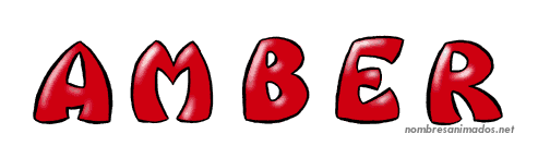 Gifs Animados del Nombre Amber. Imágenes gifs. Firmas animadas