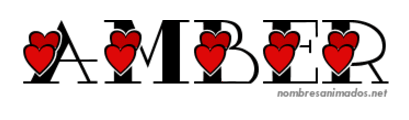 Gifs Animados del Nombre Amber. Imágenes gifs. Firmas animadas