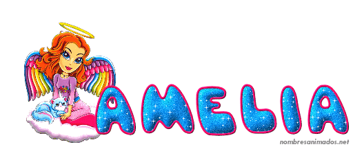 Gifs Animados del Nombre Amelia. Imágenes gifs. Firmas animadas