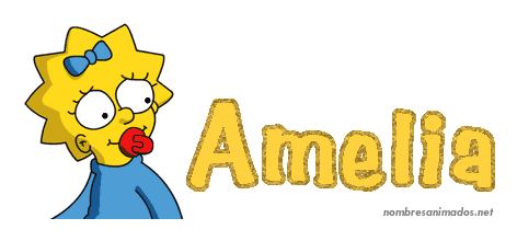 Gifs Animados del Nombre Amelia. Imágenes gifs. Firmas animadas