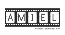 Gifs Animados del Nombre Amiel. Imágenes gifs. Firmas animadas
