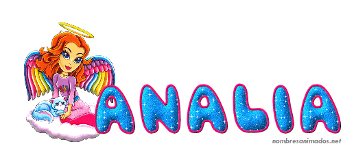 Gifs Animados del Nombre Analía. Imágenes gifs. Firmas animadas