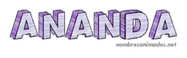 Gifs Animados del Nombre Ananda. Imágenes gifs. Firmas animadas
