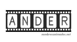 Gifs Animados del Nombre Ander. Imágenes gifs. Firmas animadas