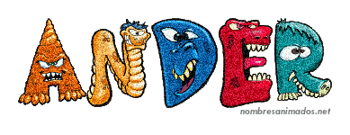 Gifs Animados del Nombre Ander. Imágenes gifs. Firmas animadas