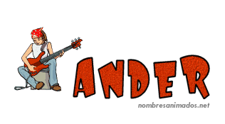 Gifs Animados del Nombre Ander. Imágenes gifs. Firmas animadas