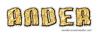 Gifs Animados del Nombre Ander. Imágenes gifs. Firmas animadas