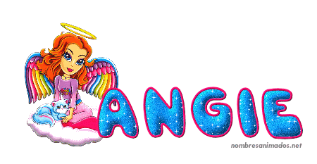 Gifs Animados del Nombre Angie. Imágenes gifs. Firmas animadas