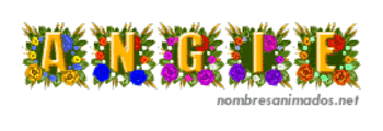Gifs Animados del Nombre Angie. Imágenes gifs. Firmas animadas