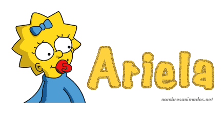 Gifs Animados del Nombre Ariela. Imágenes gifs. Firmas animadas