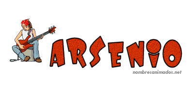 Gifs Animados del Nombre Arsenio. Imágenes gifs. Firmas animadas