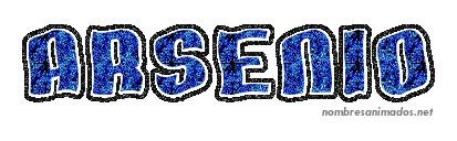 Gifs Animados del Nombre Arsenio. Imágenes gifs. Firmas animadas