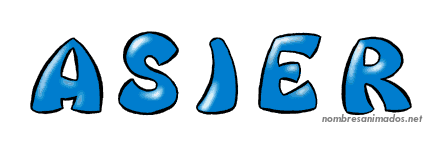 Gifs Animados del Nombre Asier. Imágenes gifs. Firmas animadas