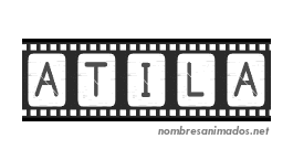 Gifs Animados del Nombre Atila. Imágenes gifs. Firmas animadas
