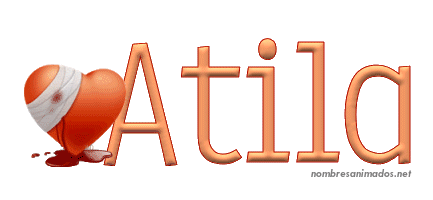 Gifs Animados del Nombre Atila. Imágenes gifs. Firmas animadas