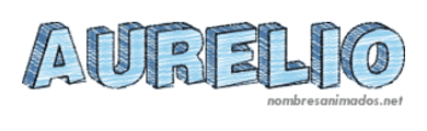 Gifs Animados del Nombre Aurelio. Imágenes gifs. Firmas animadas