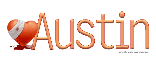 Gifs Animados del Nombre Austin. Imágenes gifs. Firmas animadas
