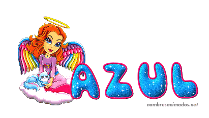 Gifs Animados del Nombre Azul. Imágenes gifs. Firmas animadas