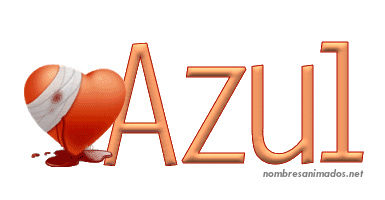 Gifs Animados del Nombre Azul. Imágenes gifs. Firmas animadas