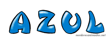 Gifs Animados del Nombre Azul. Imágenes gifs. Firmas animadas