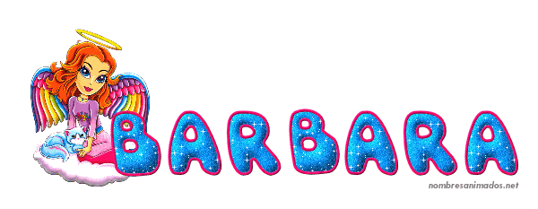 Gifs Animados del Nombre Bárbara. Imágenes gifs. Firmas animadas