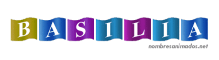 Gifs Animados del Nombre Basilia. Imágenes gifs. Firmas animadas