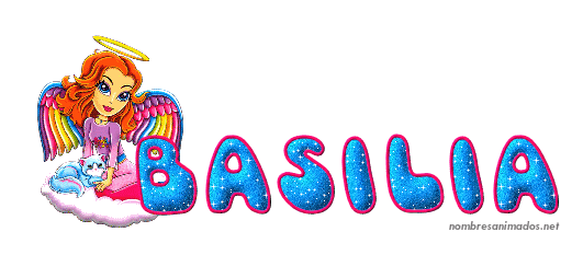 Gifs Animados del Nombre Basilia. Imágenes gifs. Firmas animadas