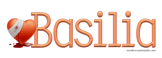 Gifs Animados del Nombre Basilia. Imágenes gifs. Firmas animadas